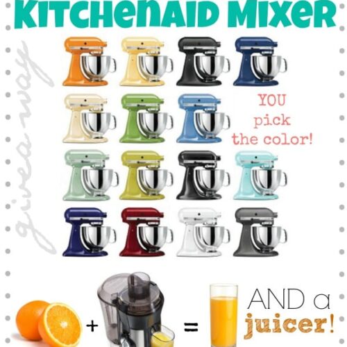 KitchenAid Mixer + Surprise-Inside Cakes Giveaway! - CenterCutCook