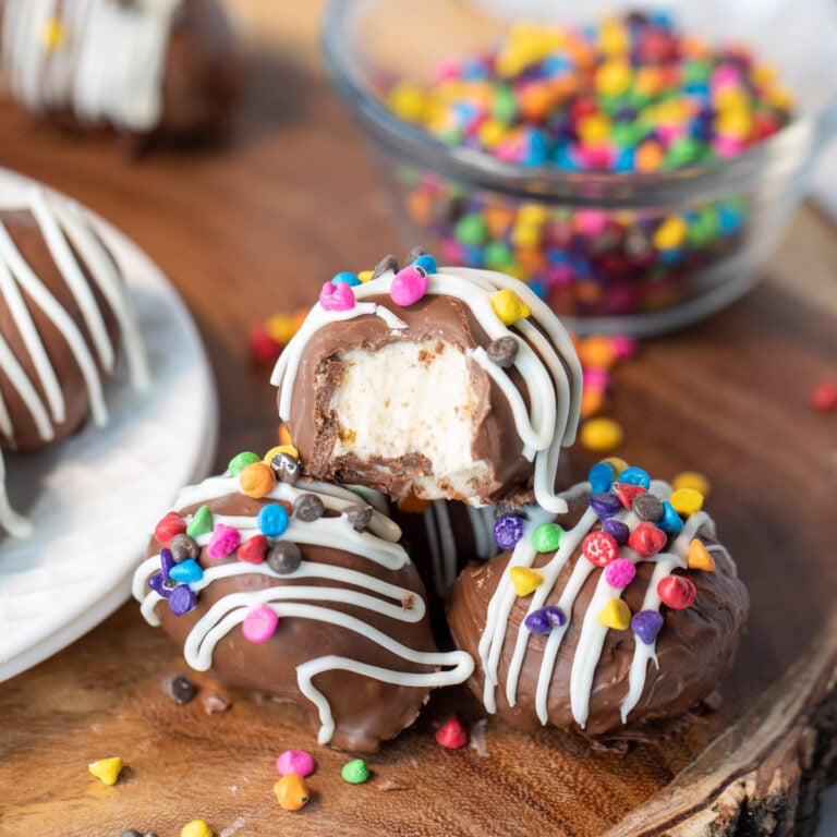 No-Bake Cheesecake Bites - CenterCutCook