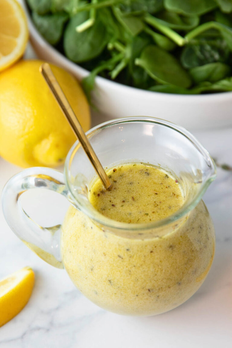 Simple Lemon Vinaigrette Dressing - CenterCutCook